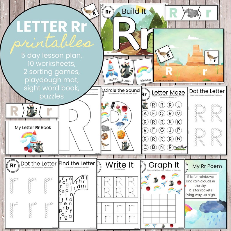 Letter R | Printables for Preschool, Pre-k, and Kindergarten ...