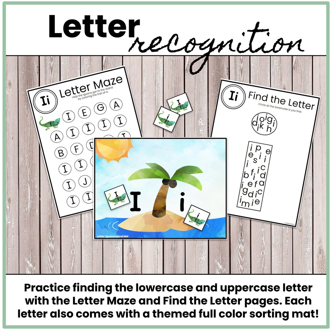 Letter I Preschool Curriculum Letter of the Week Lesson Plans and ...
