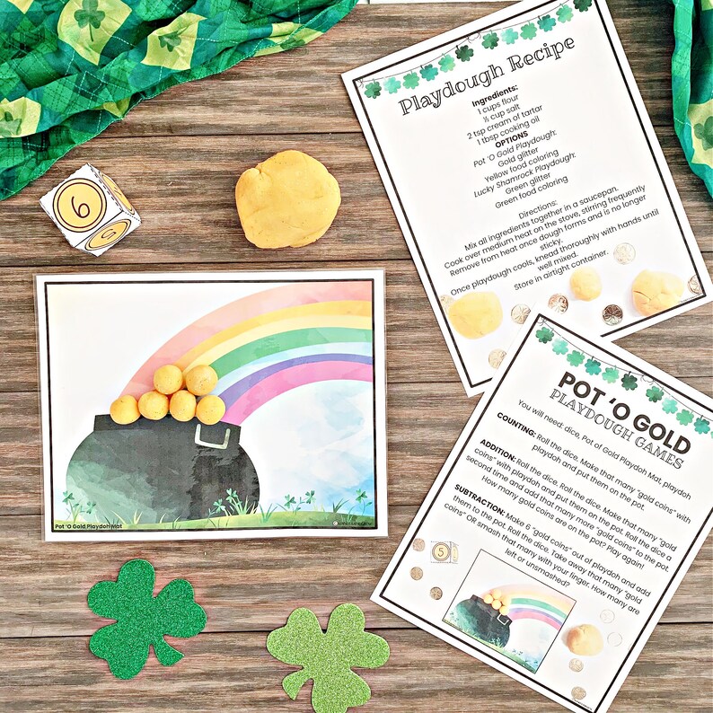 St. Patrick's Day Preschool Homeschool Printables | Printable Mini Unit ...