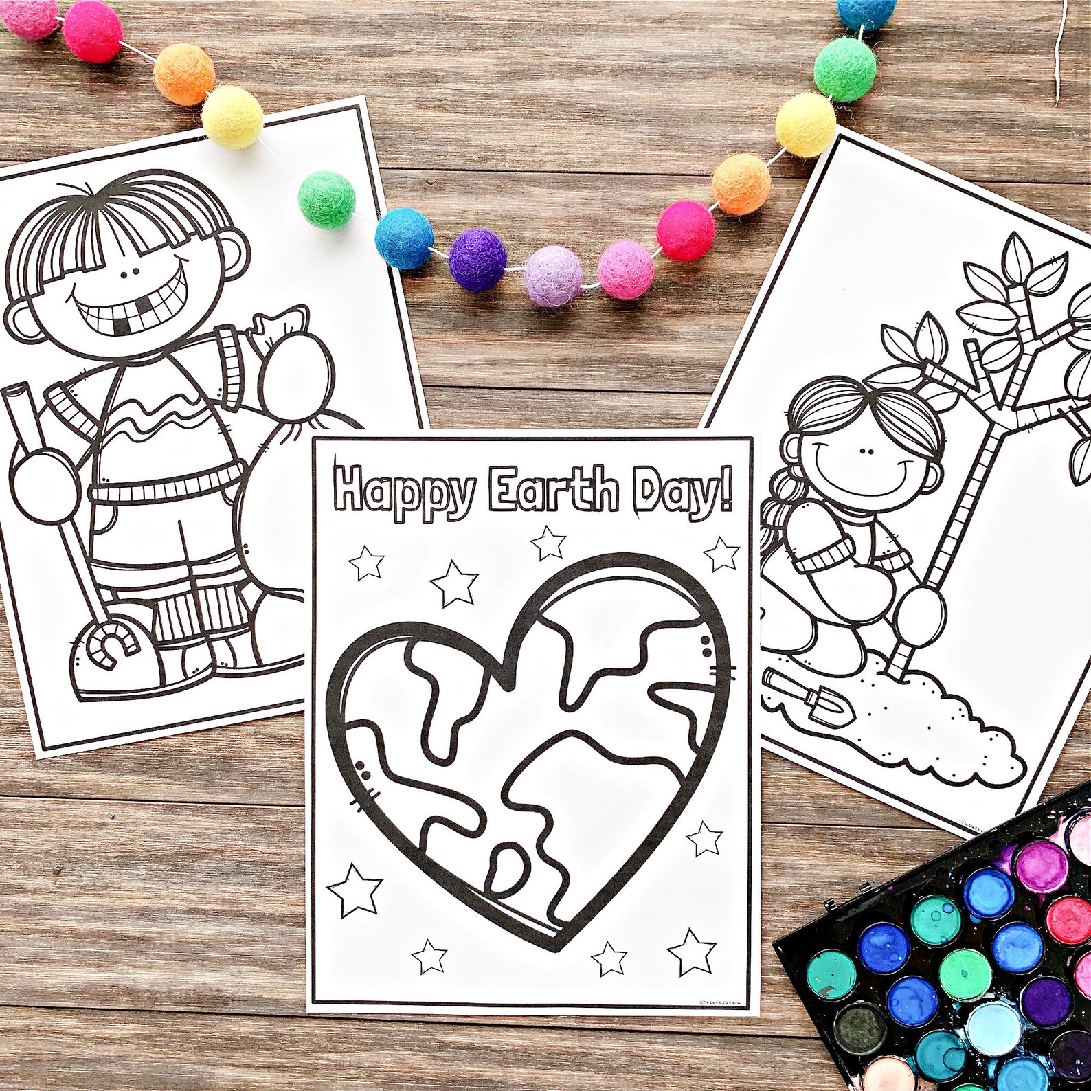 Earth Day Mini Unit Homeschool Preschool Earth Day Bingo - Etsy