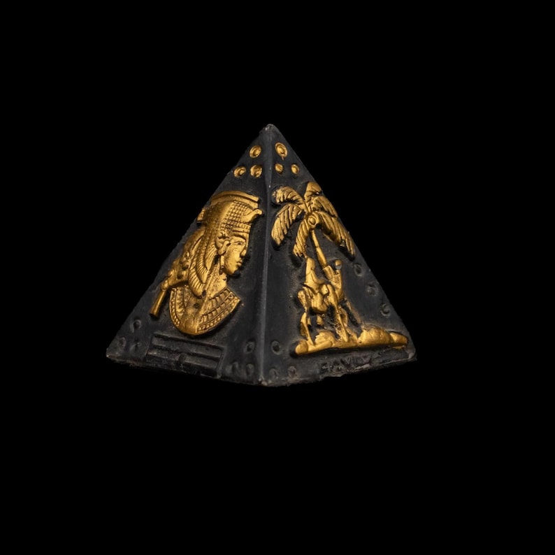 Ancient Egyptian Pyramid With Pharaonic Symbols Statue Rare Pharaonic ...