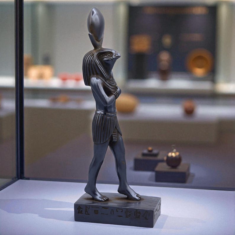 Ancient Egyptian Ra-horakhty Statue: Sun God of Kingship - Etsy
