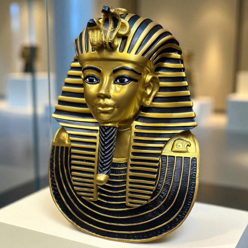 King Tutankhamun Statue: Ancient Egyptian Pharaoh Replica - Etsy