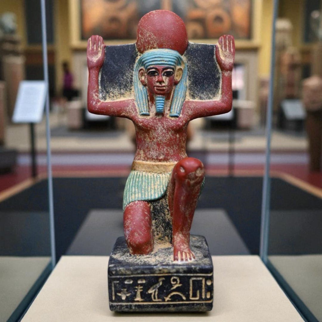 Ancient Egyptian God Shu Statue | Deity of Air | Rare Pharaonic ...