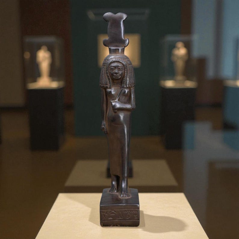 Ancient Egyptian Neith Statue: Goddess of War, Creation | Rare ...