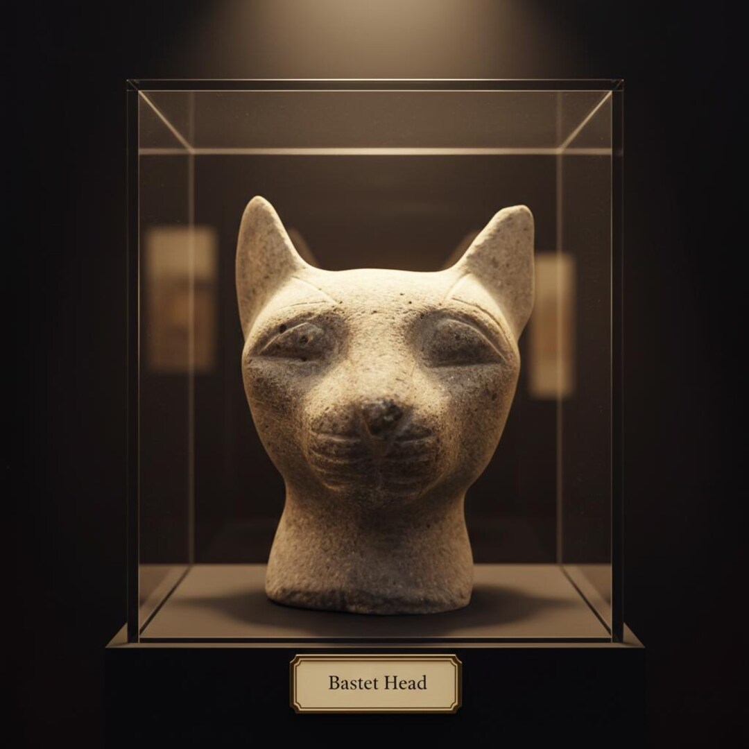 Ancient Egyptian Bastet Statue: Feline Goddess of Protection | Rare ...