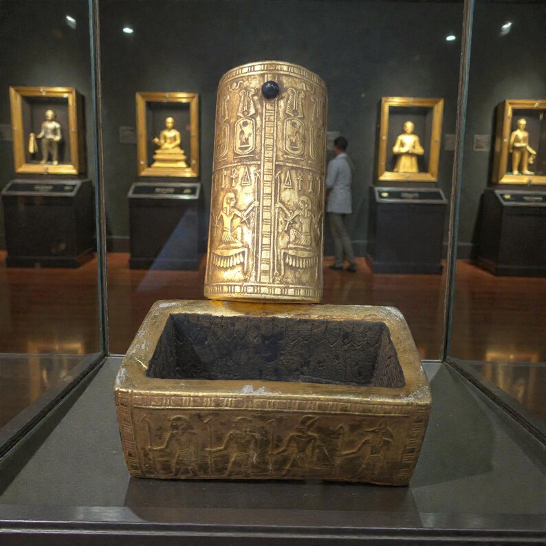Ancient Egyptian Pharaonic Box: Sacred Vessel of Protection | Rare ...
