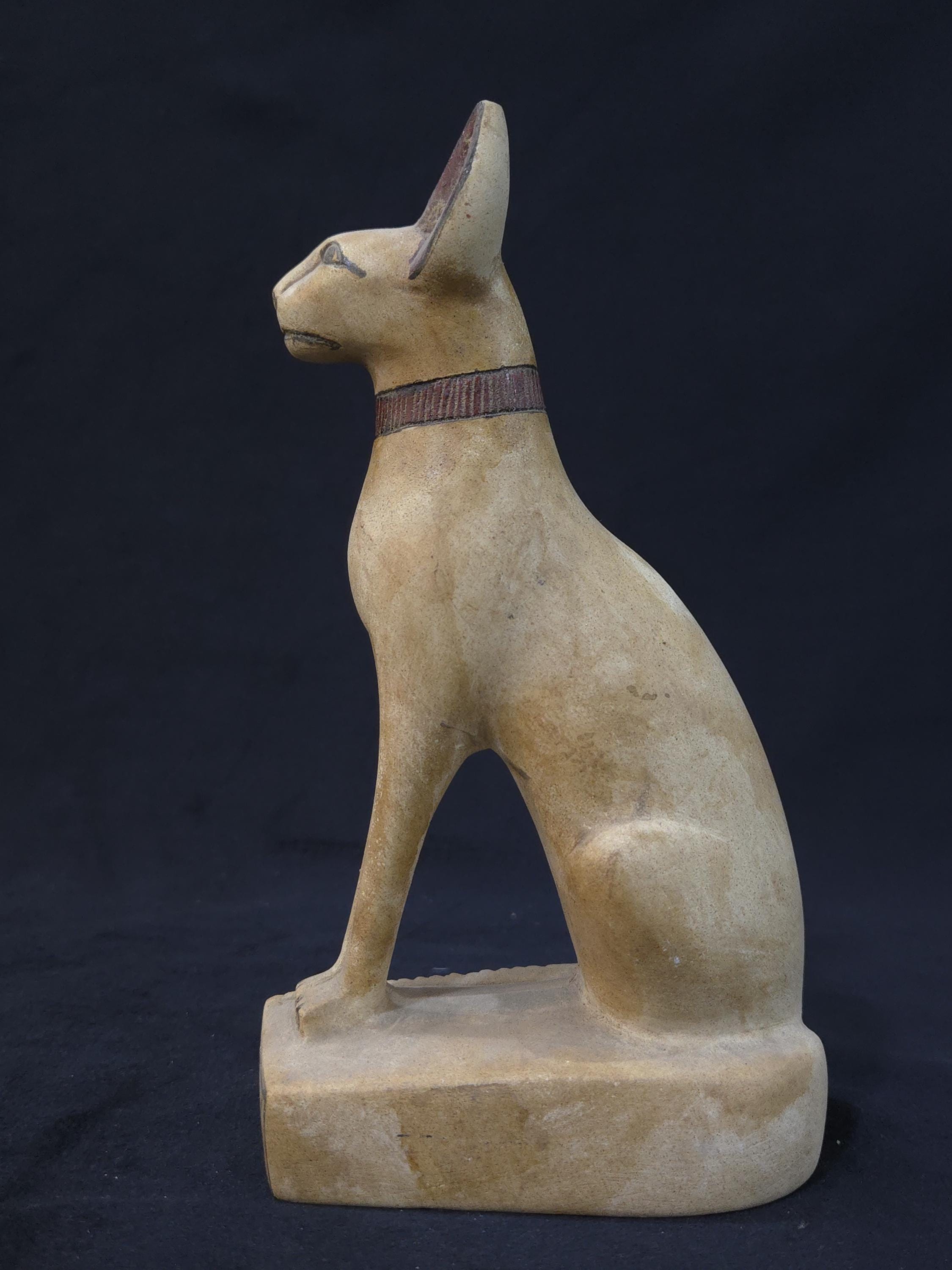 Ancient Egyptian Bastet Statue: Goddess of Protection | Rare Pharaonic ...