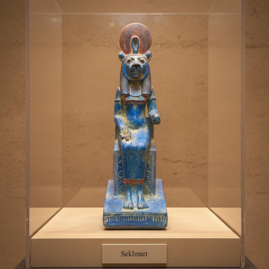 Ancient Egyptian Goddess Sekhmet Statue Lioness Goddess of Power Rare ...