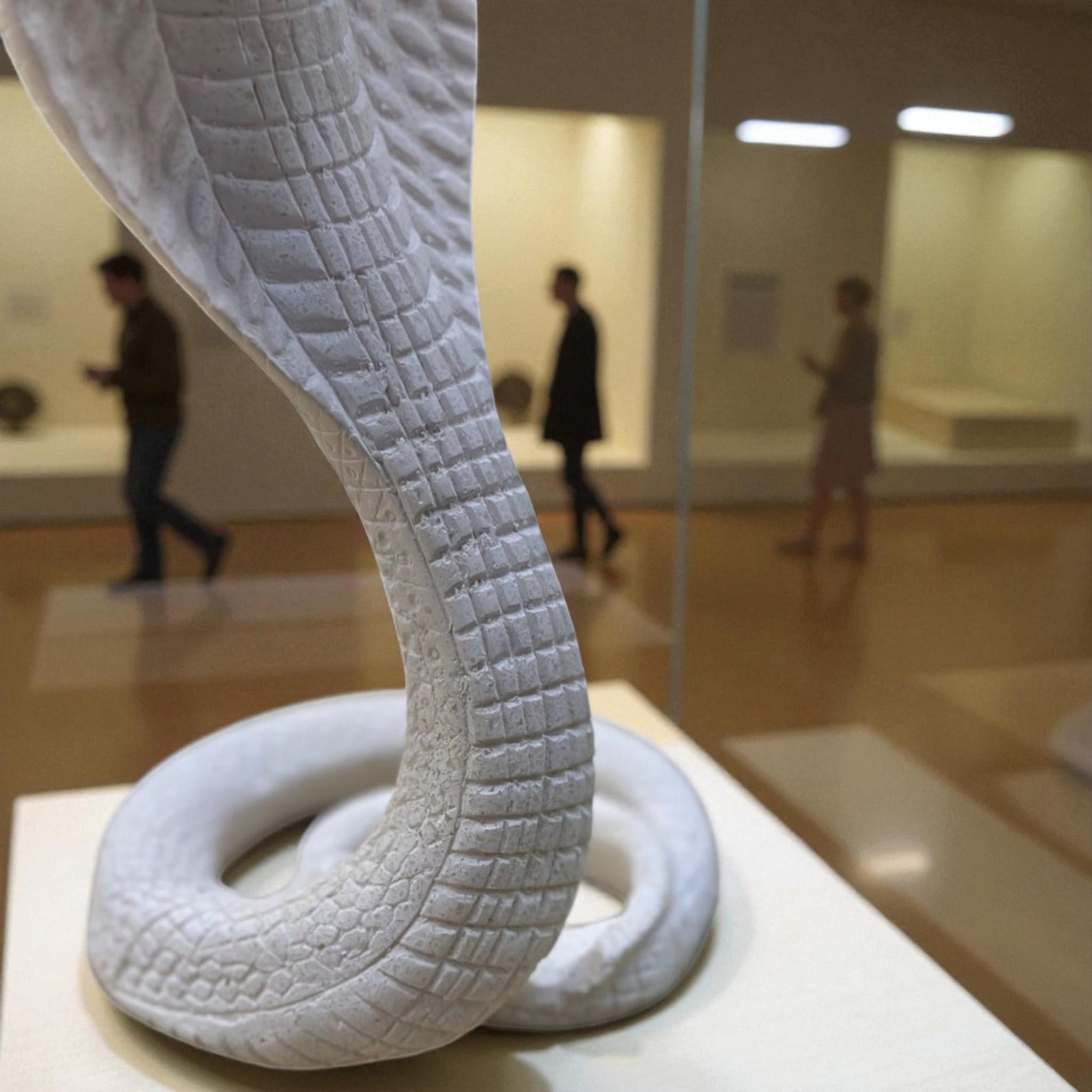 Ancient Egyptian Uraeus Serpent Statue: Sacred Cobra of Protection ...