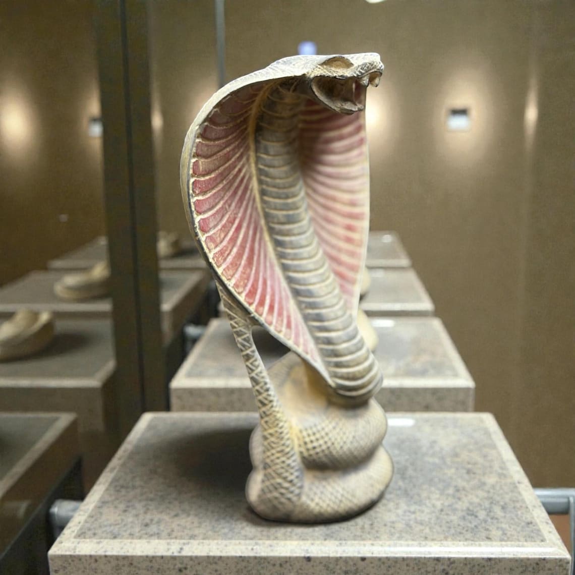 Ancient Egyptian Uraeus Cobra Statue Sacred Emblem of Royal Power Rare ...