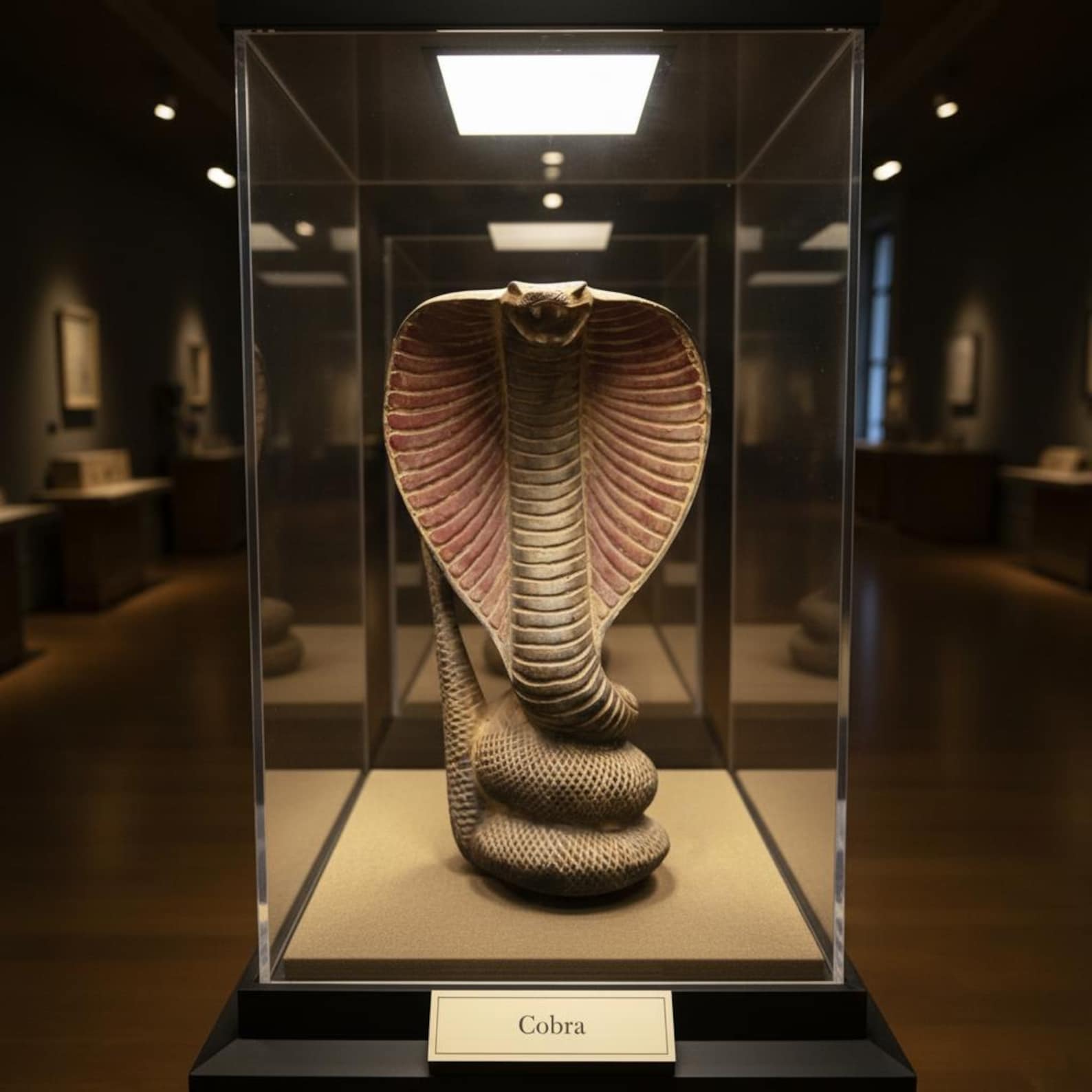 Ancient Egyptian Uraeus Cobra Statue Sacred Emblem of Royal Power Rare ...