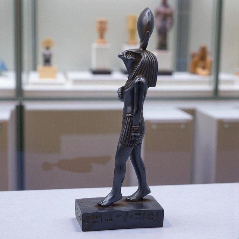 Ancient Egyptian Ra-horakhty Statue: Sun God of Kingship - Etsy