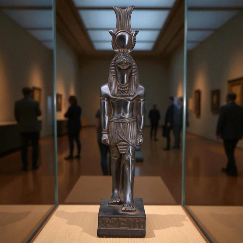 Ancient Egyptian Sobek Statue: Crocodile-headed Deity of the Nile ...