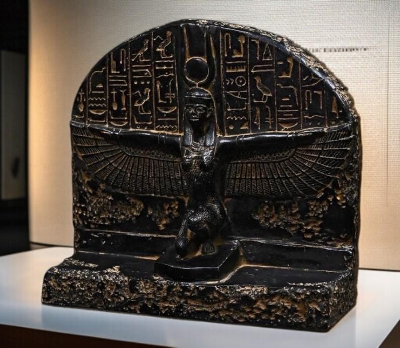 Ancient Egyptian Goddess Isis Statue Divine Mother of Magic Rare ...