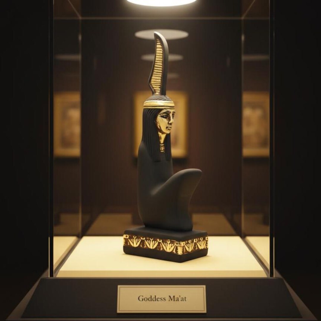 Ancient Egyptian Goddess Ma'at Statue Symbol of Truth and Balance Rare ...