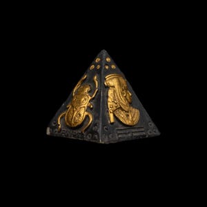 Ancient Egyptian Pyramid With Pharaonic Symbols Statue Rare Pharaonic ...