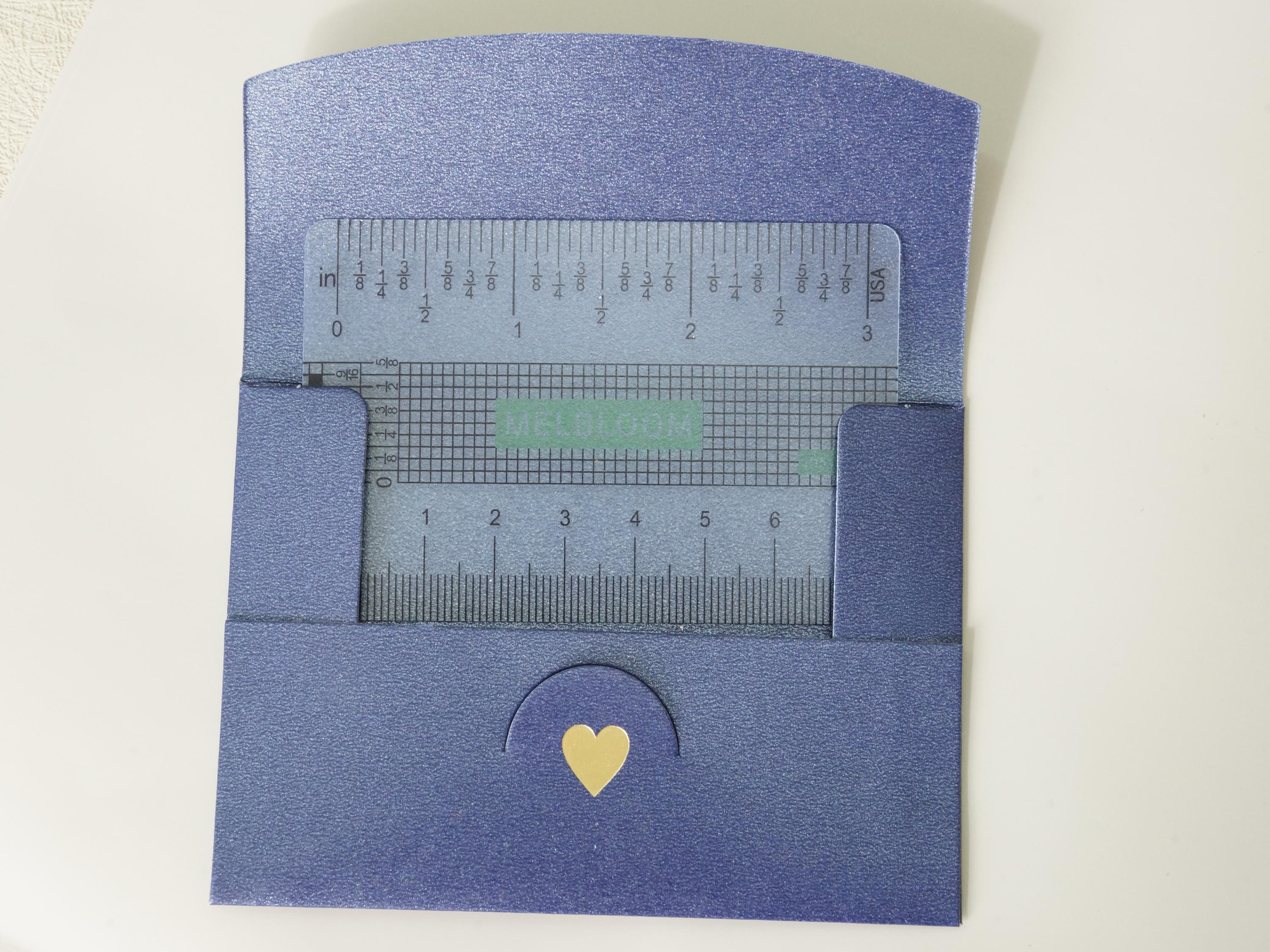 The Minute Ruler | Credit Card-sized Measuring Ruler L Mini Sewing ...