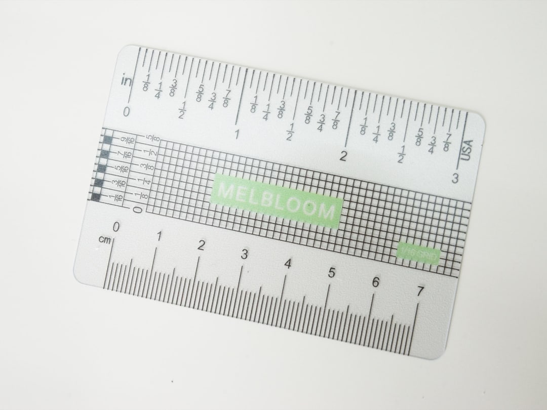 The Minute Ruler | Credit Card-sized Measuring Ruler L Mini Sewing ...