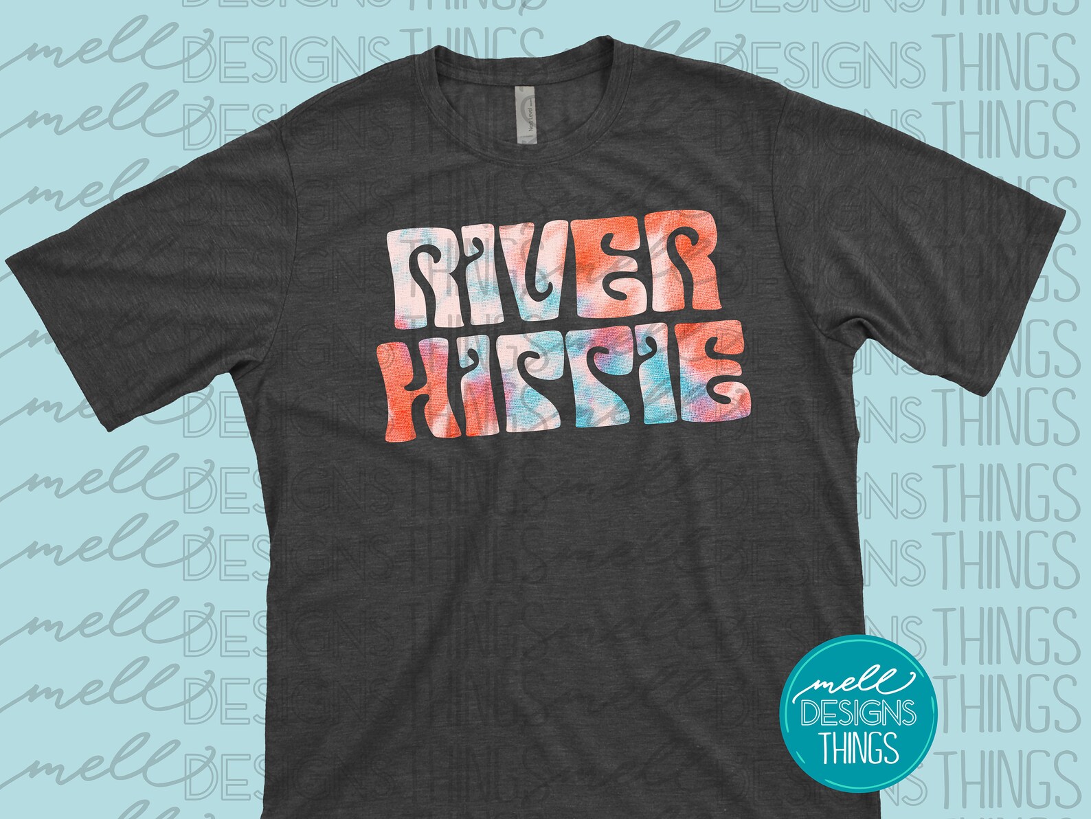 River Hippie Retro Groovy Graphic | SVG File, Sublimation Design ...