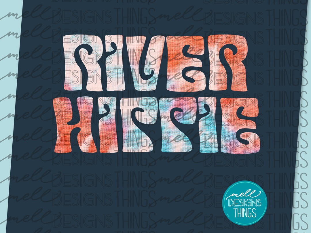 River Hippie Retro Groovy Graphic | SVG File, Sublimation Design ...