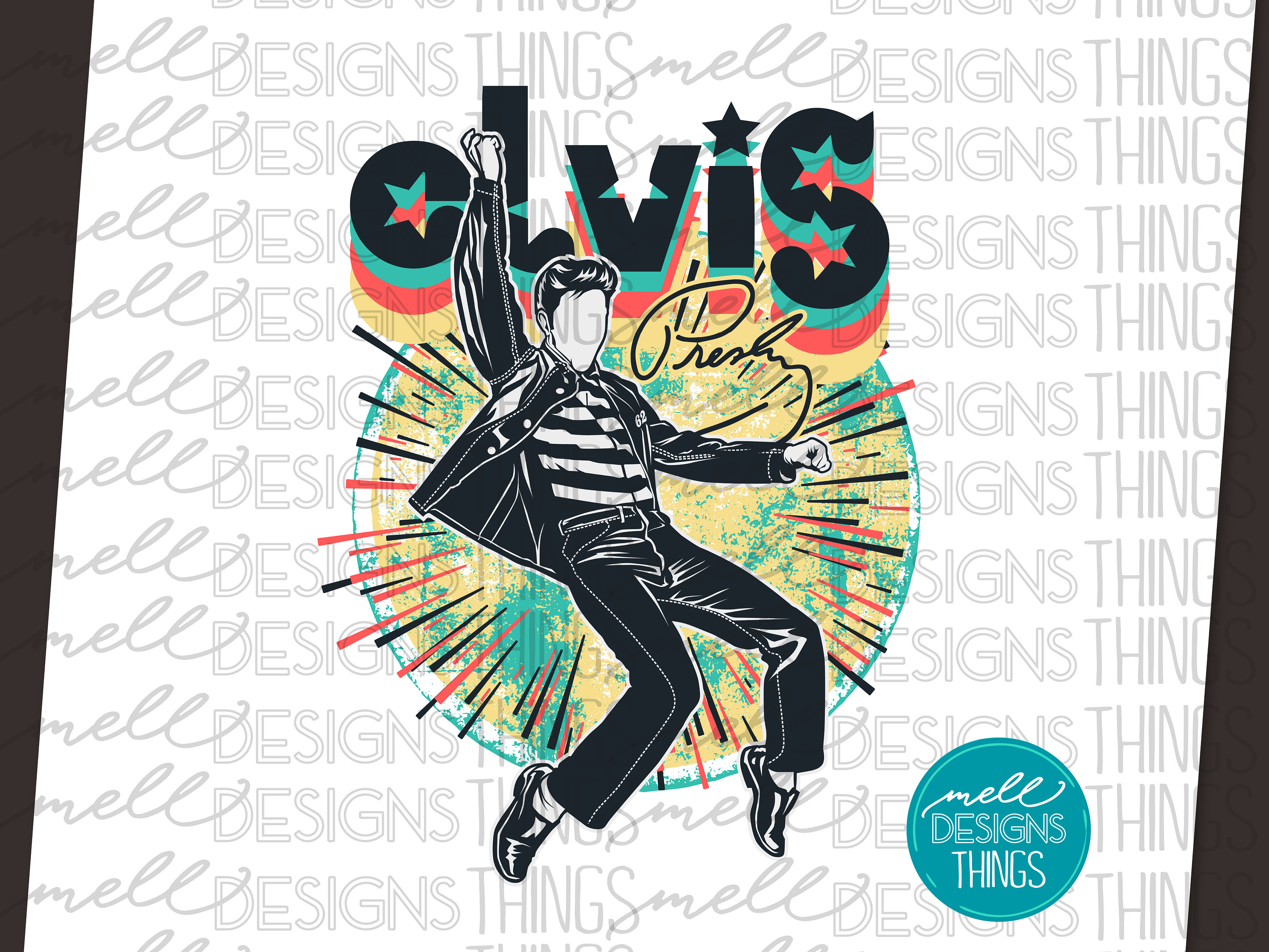 Elvis Tcb Logo Design