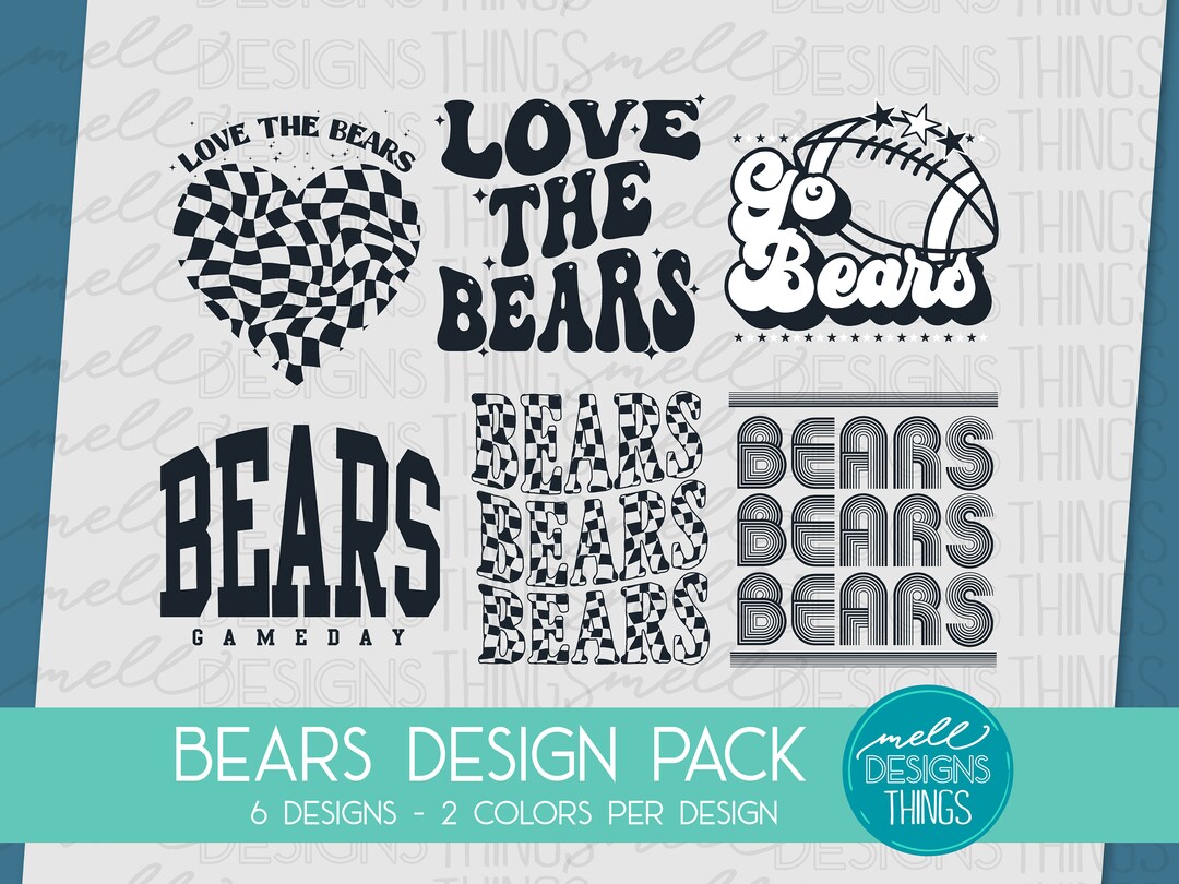 Bears Mascot Digital Design Pack – Sublimation PNG (digital Download ...