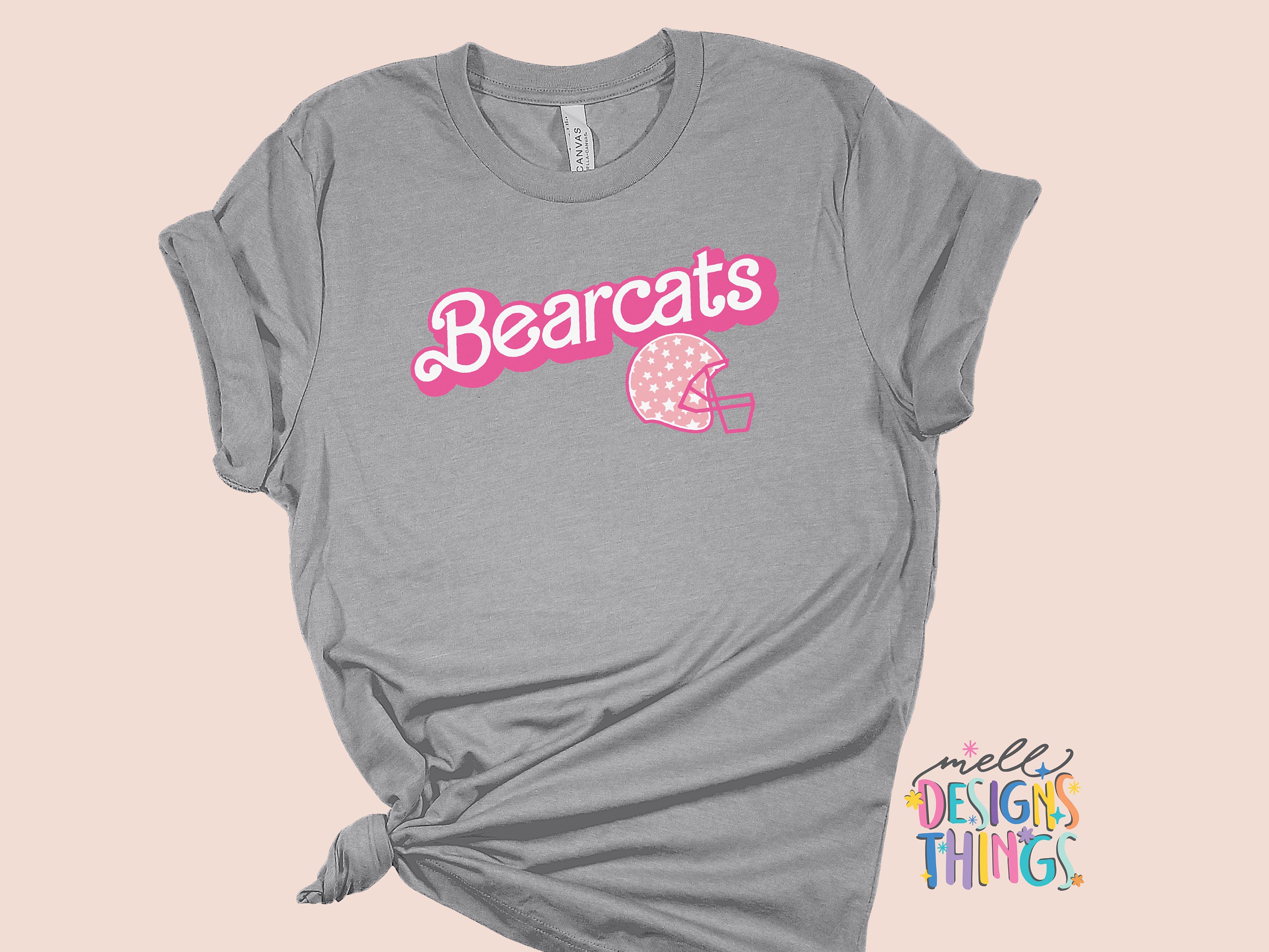 Bearcats Pink Helmet Design | PNG File, Sublimation Design, Digital ...