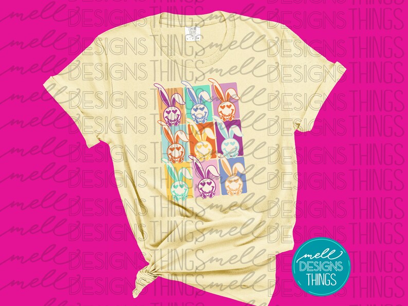 Easter Bunny Retro Graphic | PNG File, Sublimation Design, Digital ...