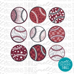 Maroon Baseball Design | PNG File, Sublimation Design, Digital Download ...