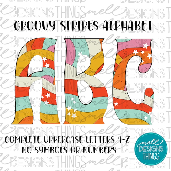 Retro Alphabet - Etsy