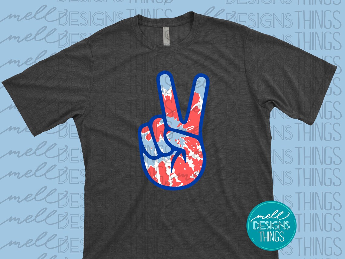 Tie Dye Peace Sign Graphic USA Americana PNG File, Sublimation Design ...