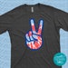Tie Dye Peace Sign Graphic USA Americana PNG File, Sublimation Design ...
