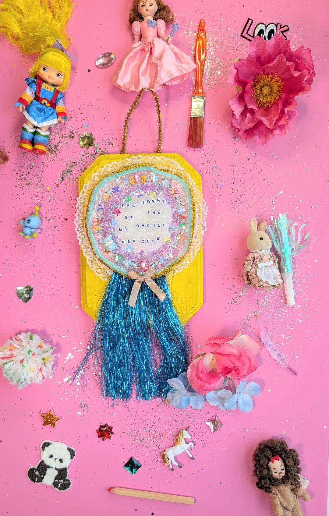 President of the Ms. Rachel Fan Club Badge | One of a Kind Handmade ...