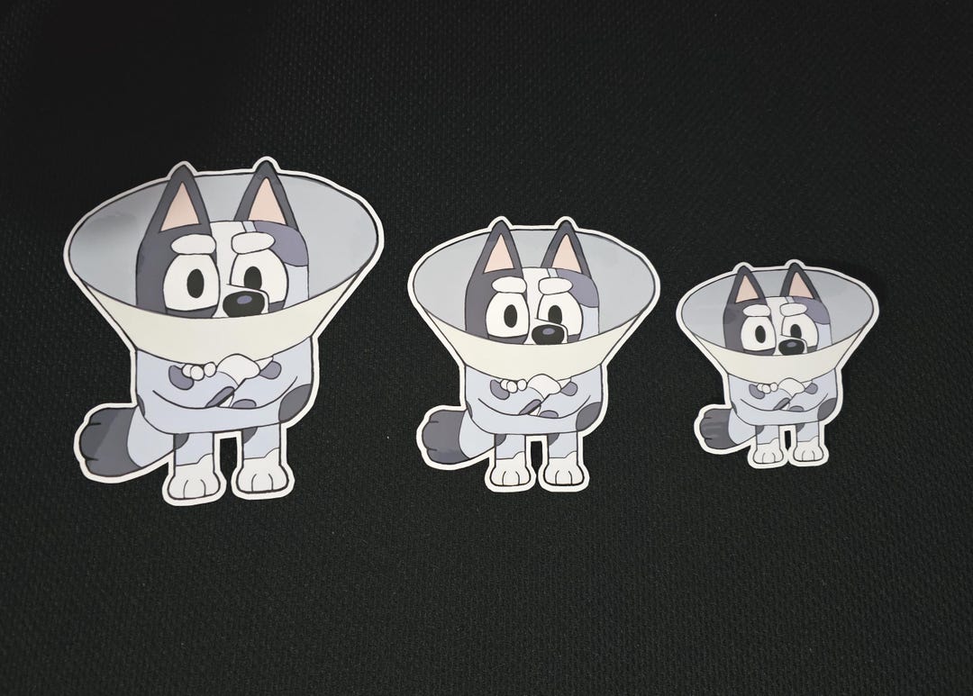 Bluey - Muffin Cone of Shame - Multiple Sizes - Waterproof & UV ...