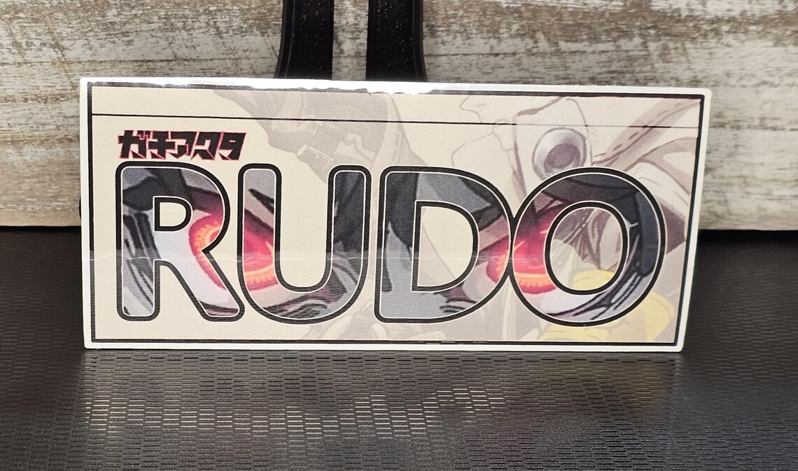 GACHIAKUTA - Rudo Surebrec - Main Character Name - Waterproof & UV ...