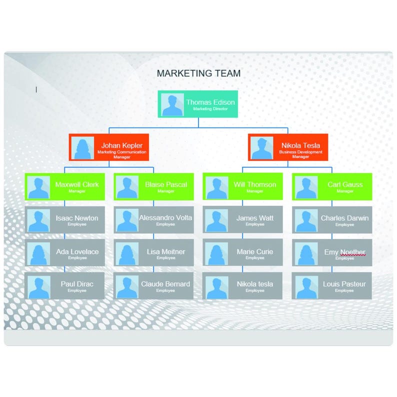 40 Professional Organizational Chart Templates - Etsy