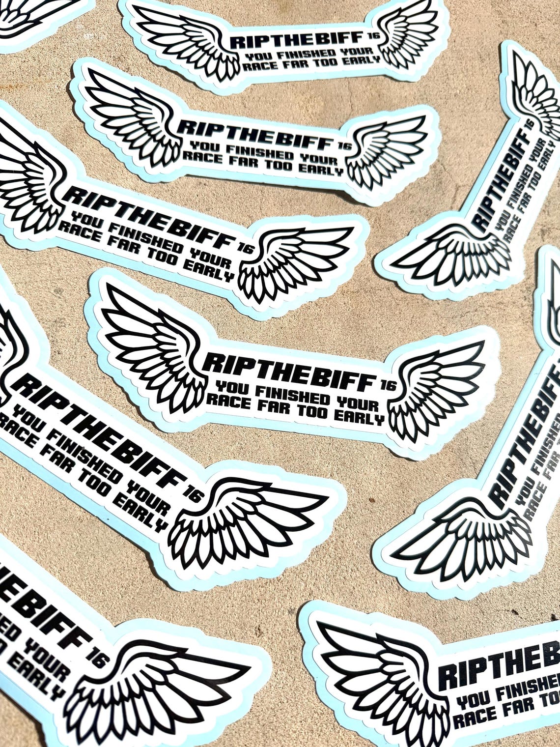 Nascar the Biff 2 Pack Stickers, Rip Greg Biffle 16 the Biff, Nascar ...