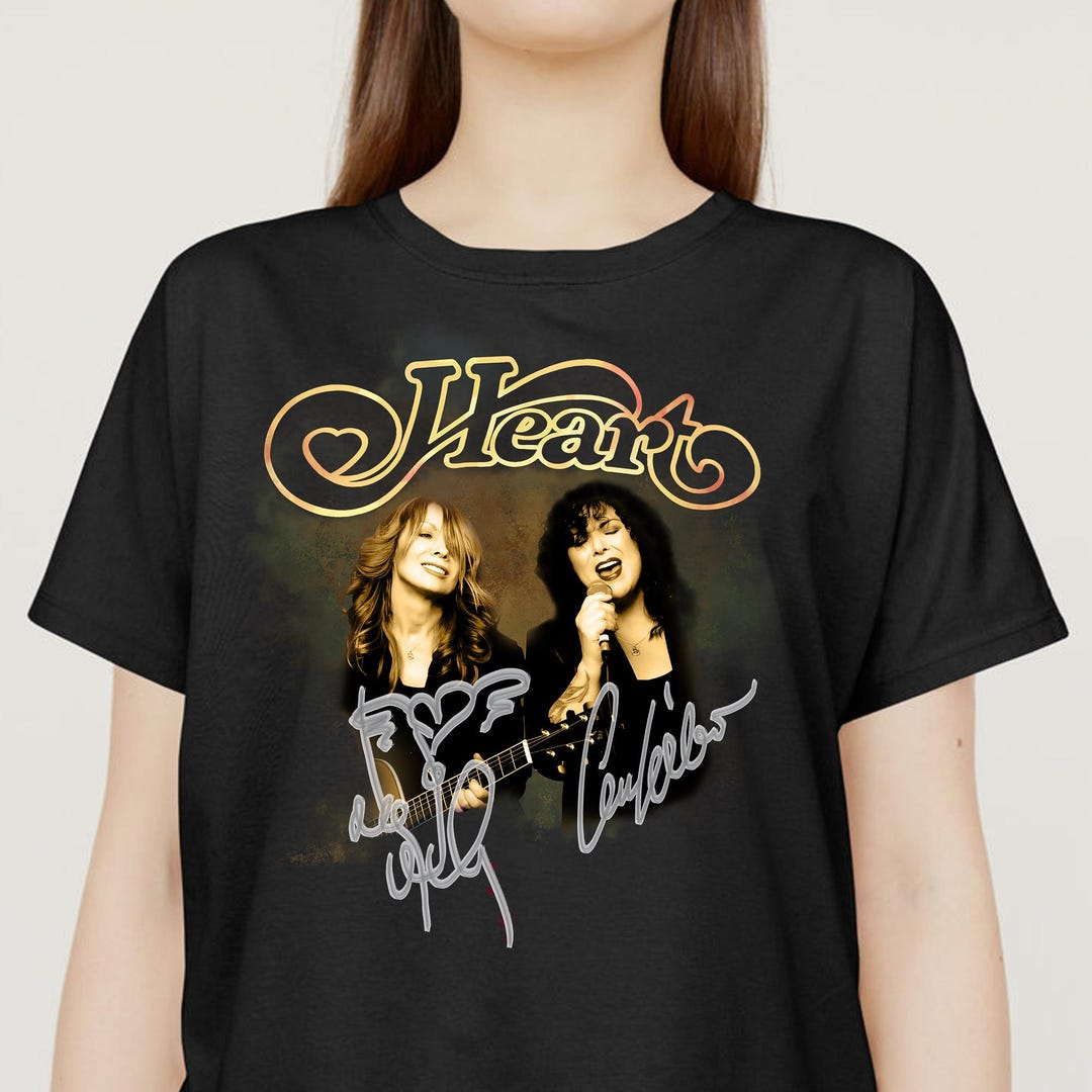 Heart Band Unisex Shirt: Vintage Style T-shirt - Etsy