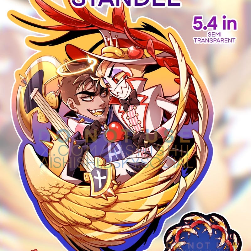 Lucifer Hazbin Standees - Etsy