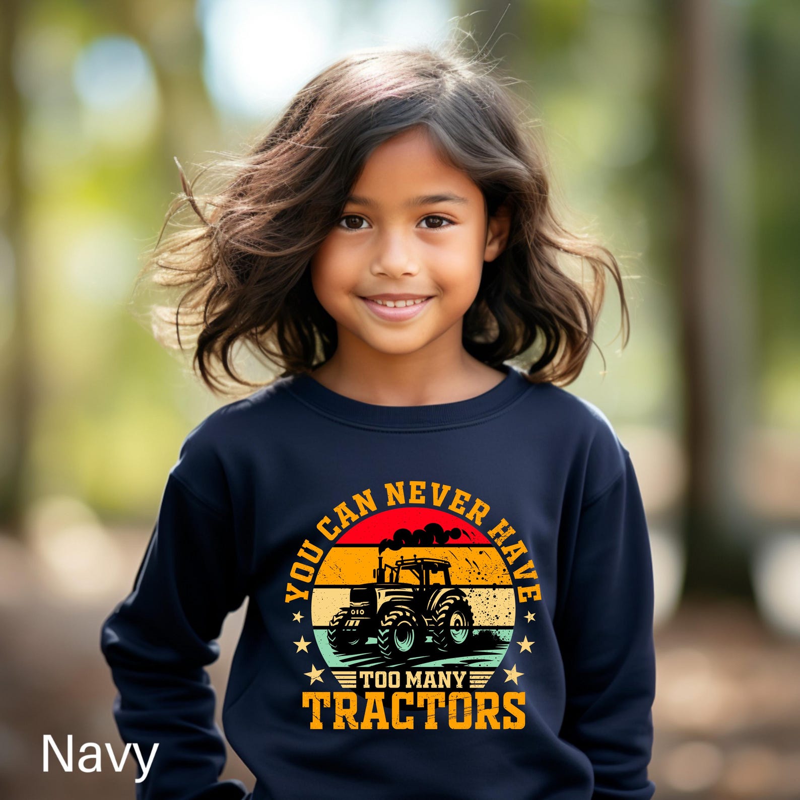 You Can Never Have Too Many Tractors Sweatshirt, Retro Farm Tractor ...