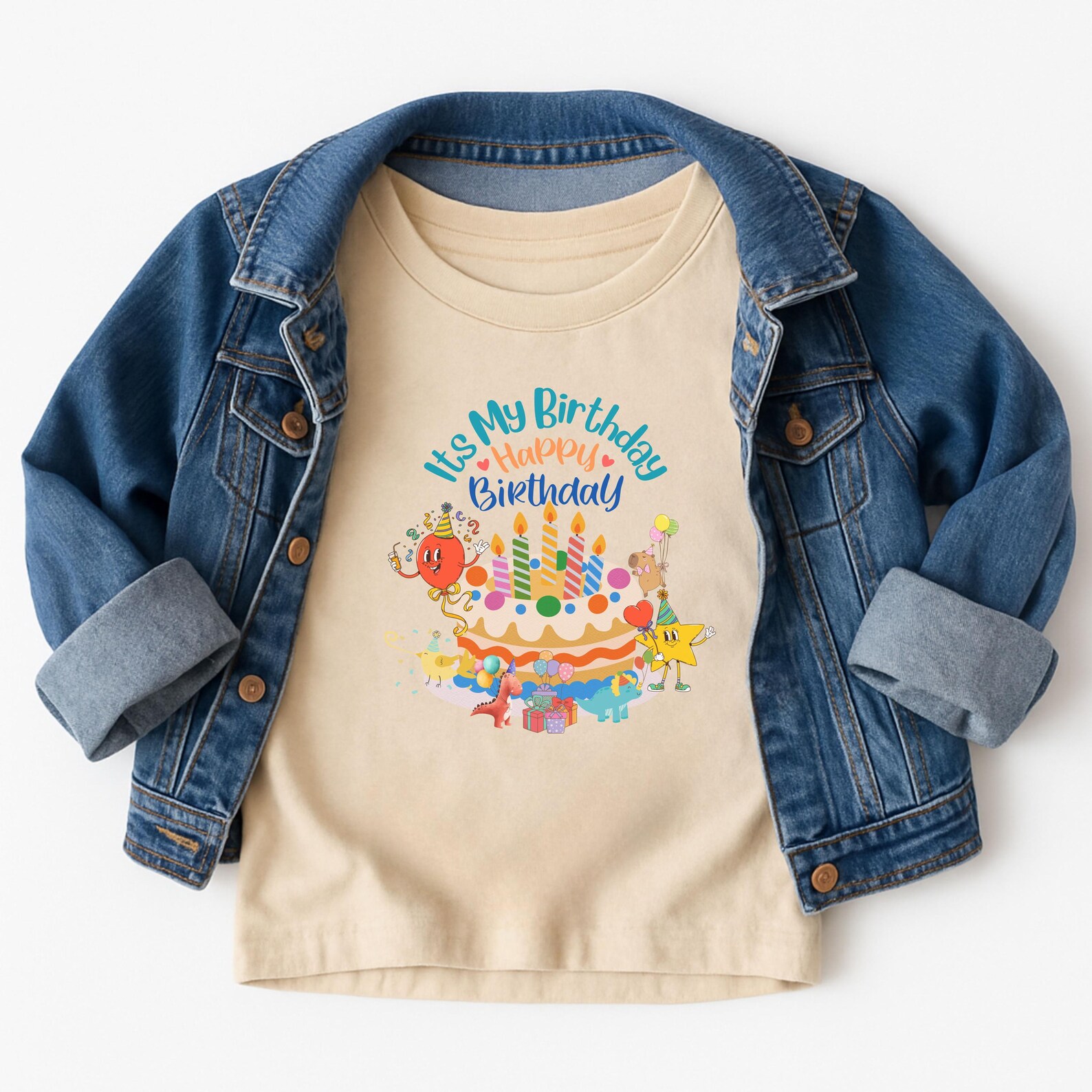 Kids Birthday Bodysuit, Fun Birthday Party Romper for Boys and Girls ...