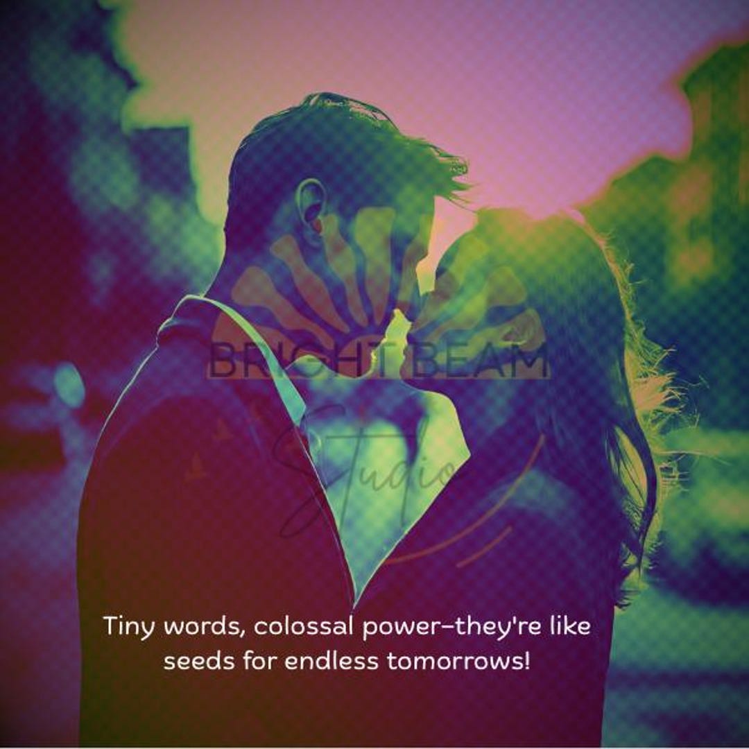 Tiny Words, Colossal Power - Etsy