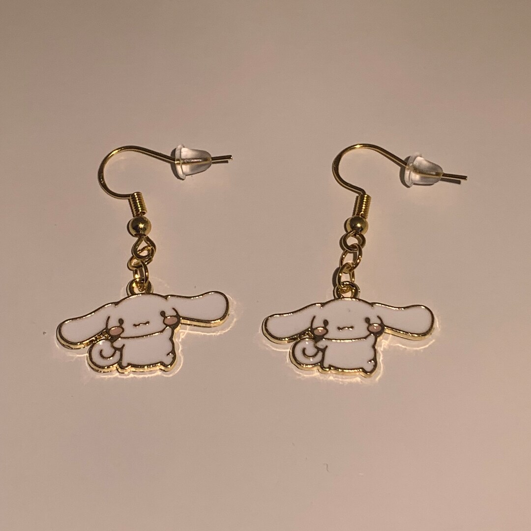 Mini Sanrio Cinnamoroll With Cinnamon Roll Swirly Tail Gold Accents - Etsy