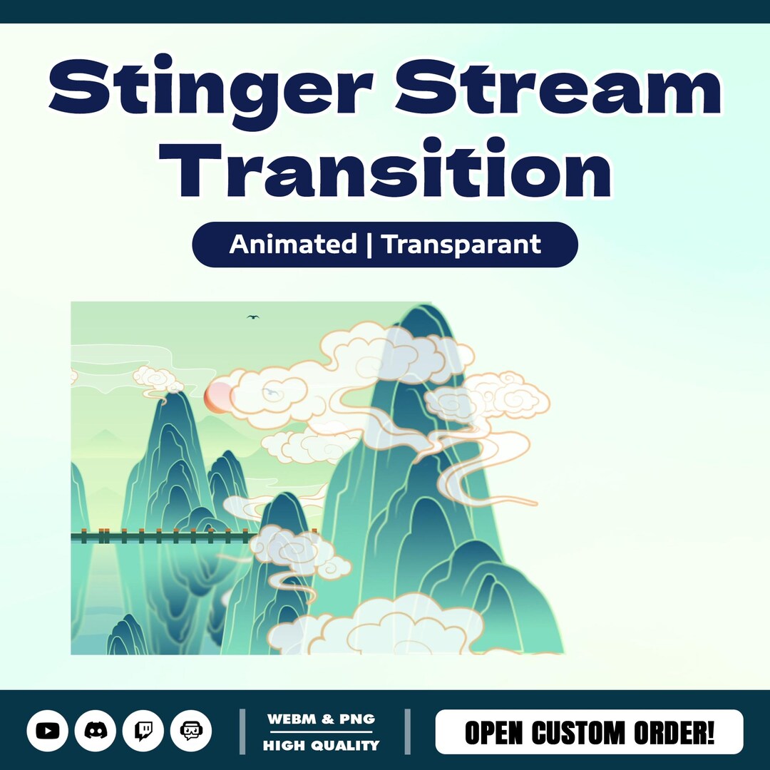 Jade Harbor Stinger Transition – Smooth Scene Change/chinese Pastel ...