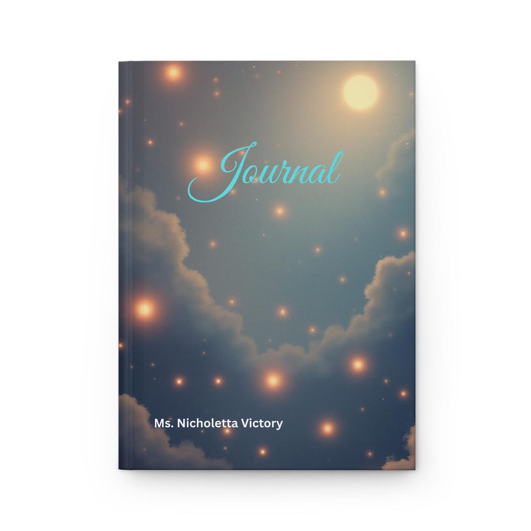 Starry Night Sky Journal | Hardcover Matte - Etsy