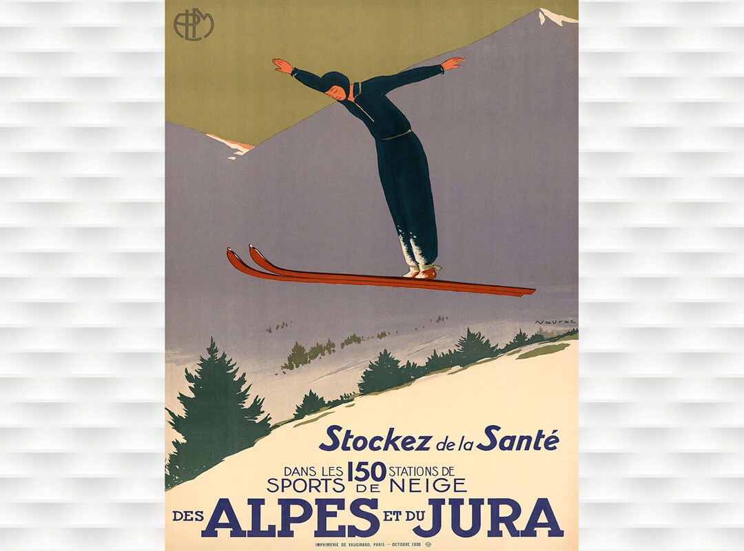 Alps Et Du Jura Travel Poster Prints - Etsy