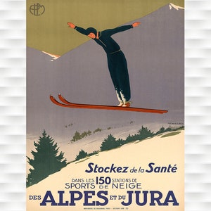 Alps Et Du Jura Travel Poster Prints - Etsy