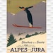 Alps Et Du Jura Travel Poster Prints - Etsy