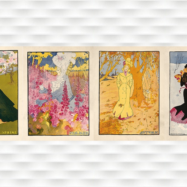 Four Seasons Art - Etsy